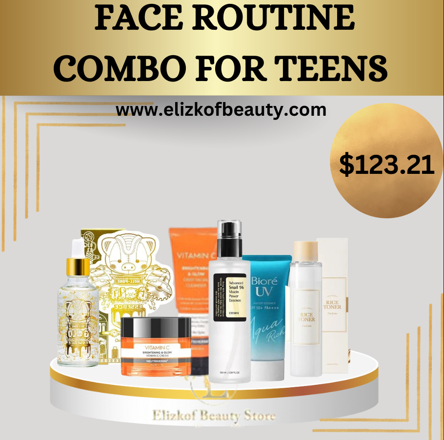 FACE ROUTINE COMBO FOR TEENS – elizkofbeauty
